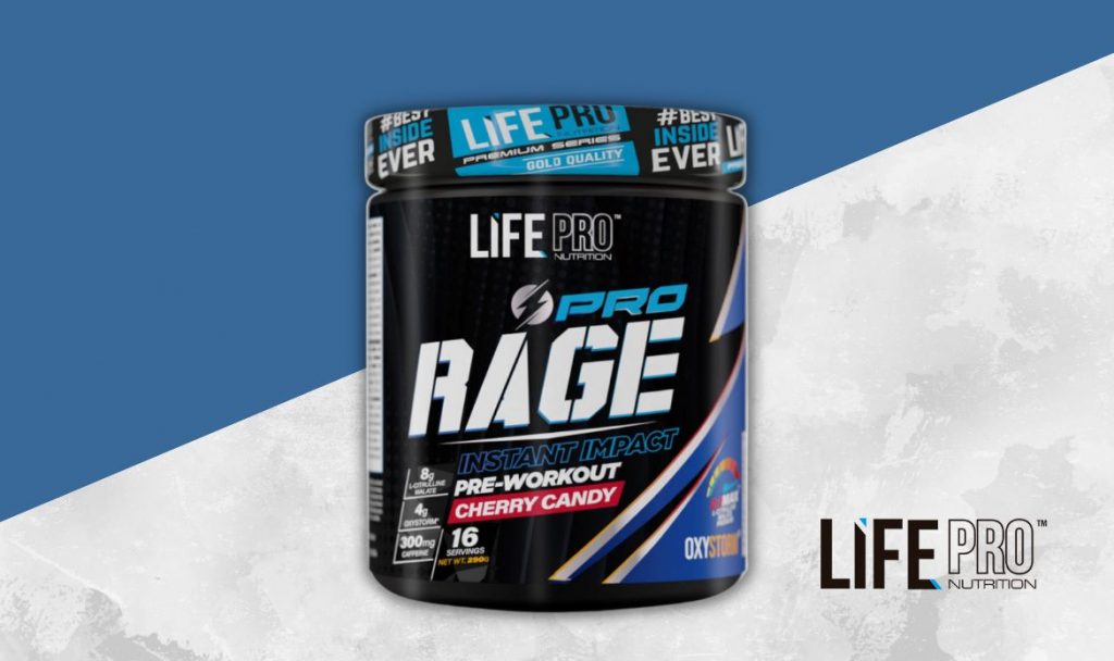 Life Pro Rage. Propriedades del preentreno mas novedoso