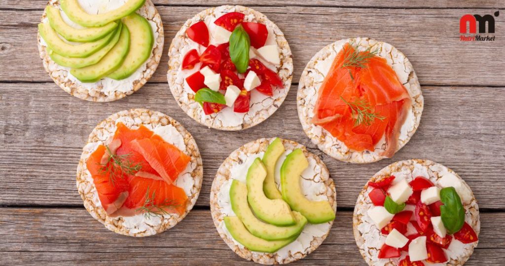 3 snacks saludables elaborados con tortitas de arroz | Blog Nutrimarket