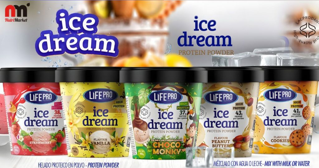 Life Pro Ice Dream. Helados proteicos de sabores | Blog Nutrimarket